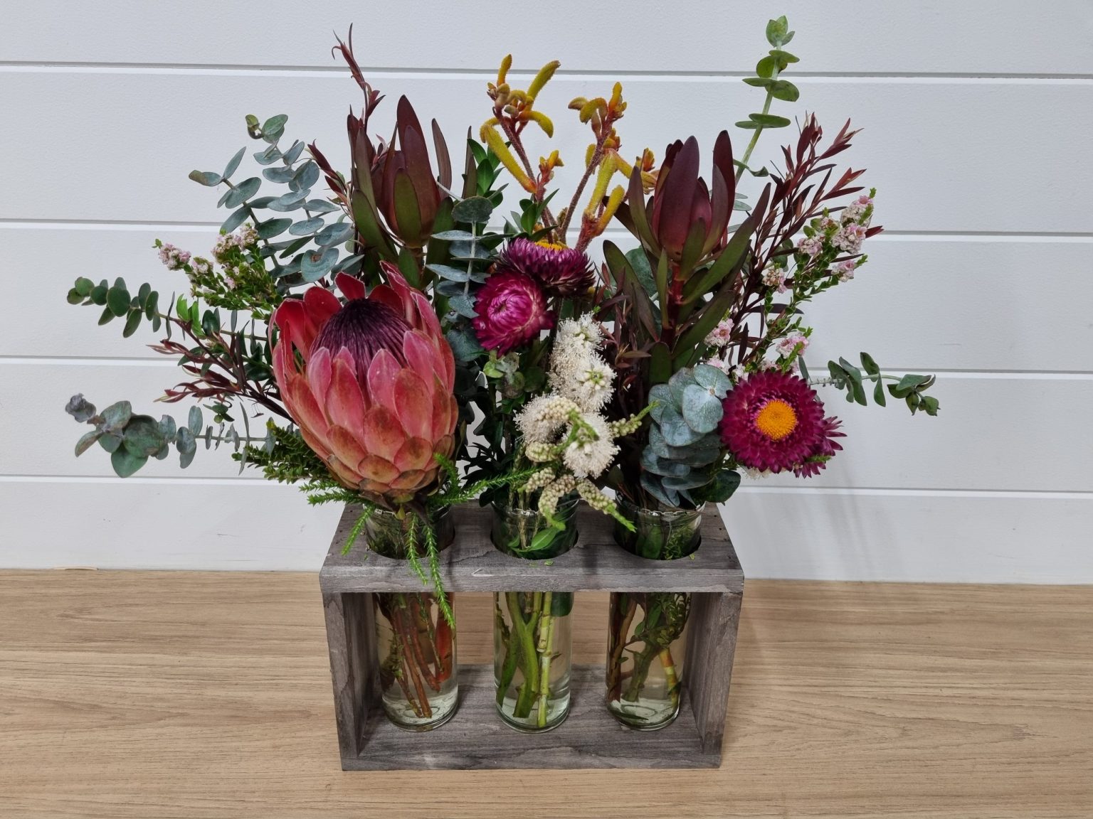 Wildflower Trio Vase - Touchwood Flowers